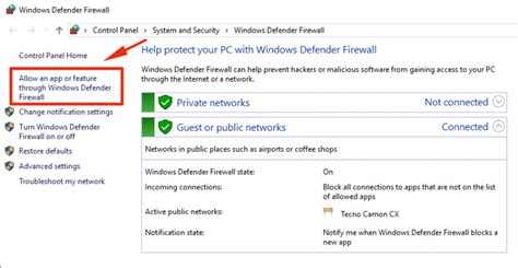 Block Or Allow A Program Through A Firewall In Windows
