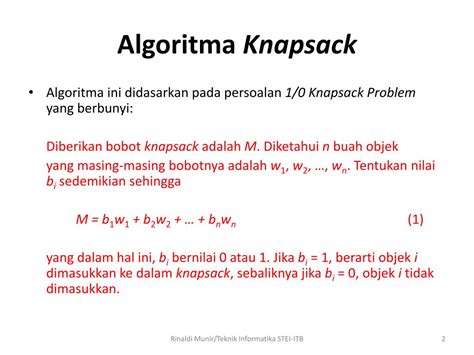 Ppt Algoritma Kriptografi Knapsack Powerpoint Presentation Free Download Id2720020