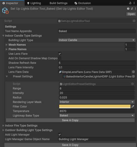 Set Up Lighting Tool Daft Apple Games Unity Framework