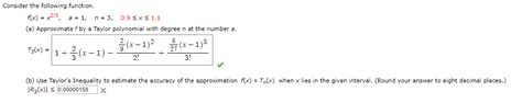 Solved Consider The Following Function F X X2 3 A