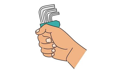 Hand Holding A Allen Spanner Graphic By Barnawi26 · Creative Fabrica