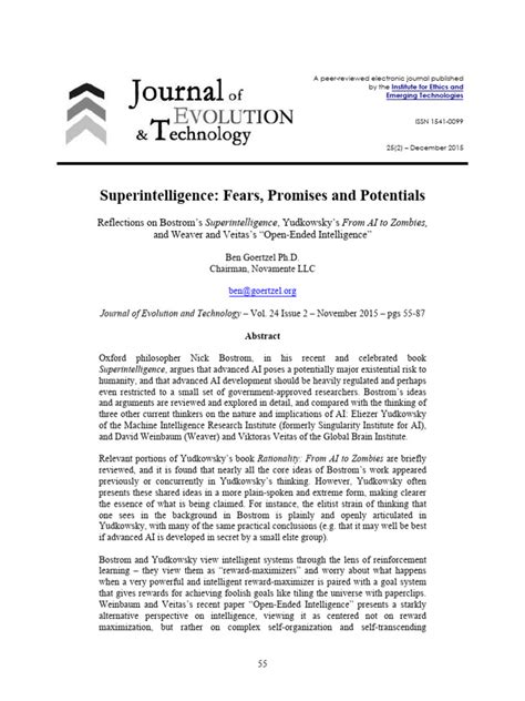 Goertzel Pdf Technological Singularity Artificial Intelligence