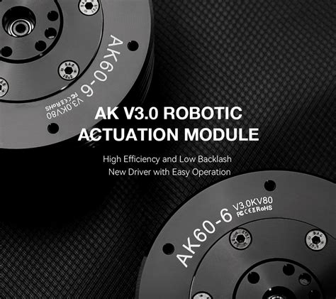 Cubemars Ak60 6 V30 Kv80 Bldc Motor For Robot With V30 Driver Board