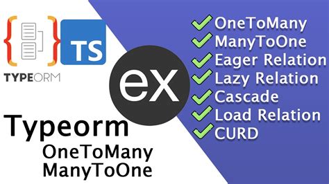 Typeorm Express 👌 One To Many Many To One Typeorm Relations