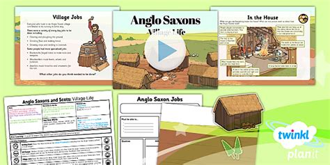 Anglo Saxon Village Life Lesson Pack Ks2 Teacher Made