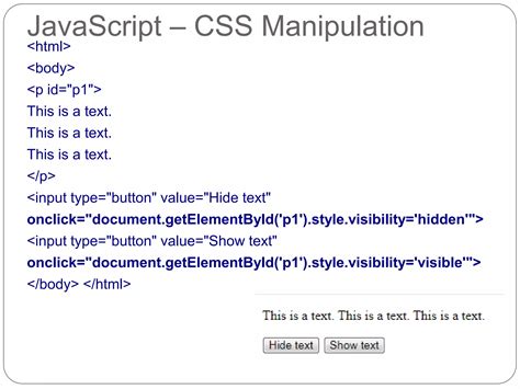 2java Script Dom Ppt