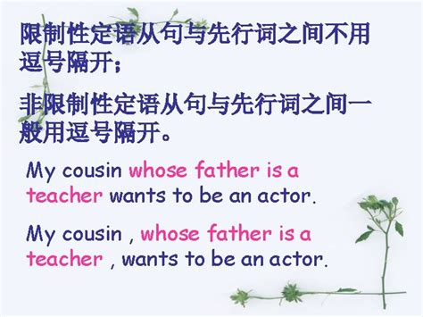 Unit 1 Grammar Usage Grammar Nonrestrictive Attributive Clauses