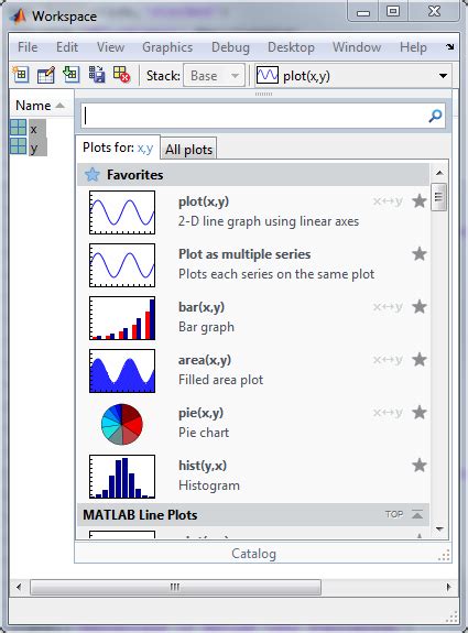 redesigned plot catalog in matlab r2011a matlab community matlab