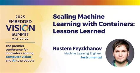 Scaling Machine Learning With Containers Lessons Learned A Presentation From Instrumental