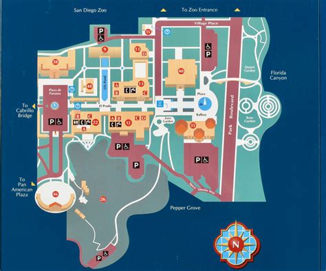 Balboa Park San Diego Map Getting There Transportation And Parking