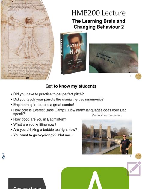 Hmb200 Lecture 7 2020 21 Pdf Amnesia Memory