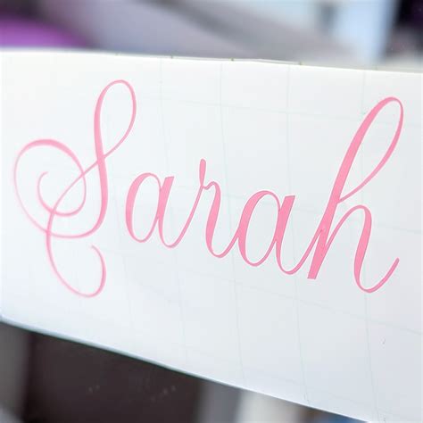 Pink Name Decal Sticker Custom Decal Pink Sticker Personalized Etsy