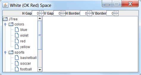 Java Providing White Space In A Swing GUI Stack Overflow