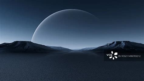 超现实山脉地形科技感暗色调外星球3d渲染背景图片素材 花瓣网