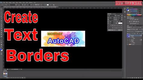 How To Create Text Borders In Photoshop CS NTD YouTube