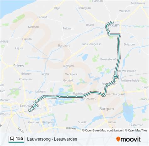 155 Route Schedules Stops And Maps Dokkum Updated