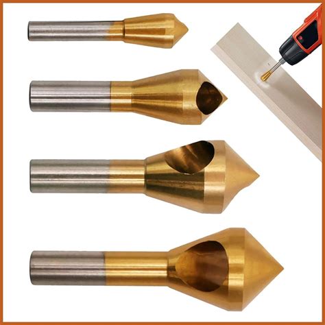 countersink drill bit set bevel cutter chamfer tool counter sink bit
