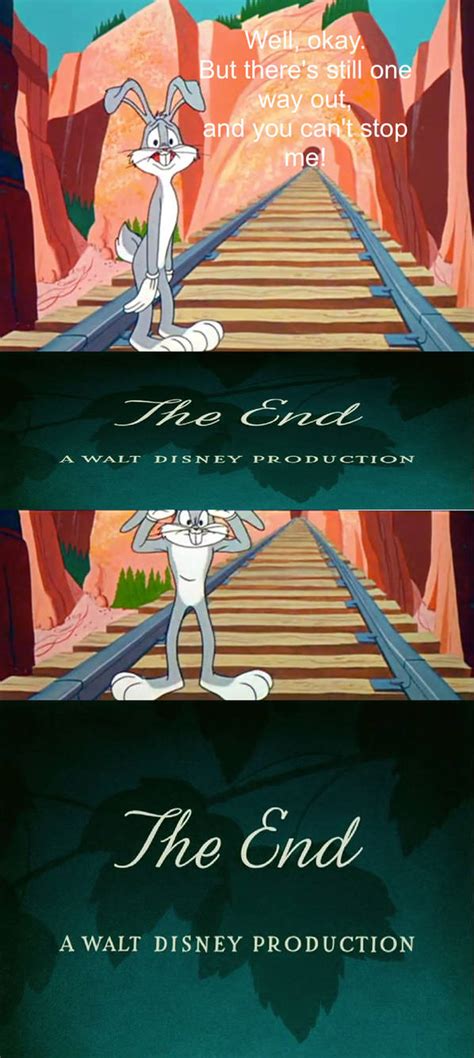 Bugs Bunny Pulls Down Bambi Ending Title Card By Thecitymaker On Deviantart