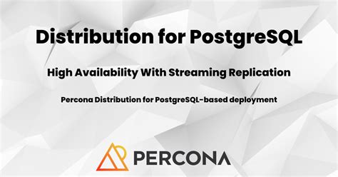 Percona On Linkedin Percona Distribution For Postgresql High