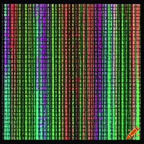 matrix code on craiyon