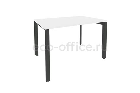 Купить Стол рабочий на П образном м к Onix O Mp Sp 2 8 Белый Бриллиант Антрацит металл по цене