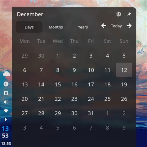 Calendar View Is Broken Issue MarcinOrlowski Html Clock Plasmoid GitHub