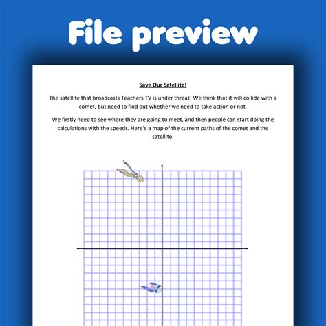 Save Our Satellite Simultaneous Equations Andy Lutwyche