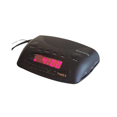 Retro Alarm Clock Radio Electronic Red LCD Display Vintage S Black Alarm Clock With Nature
