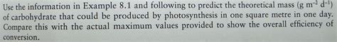 use the information in example 8 1 ﻿and following to