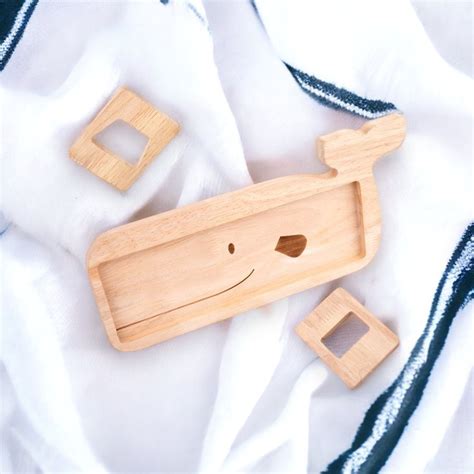 Whale Color And Shapes Sorting Toy Montessori Inspired Wooden Puzzle