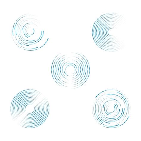 Premium Vector Halftone Circle Dots Vector