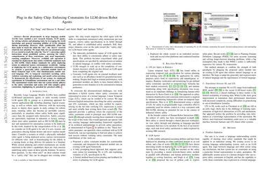 Plug In The Safety Chip Enforcing Constraints For LLM Driven Robot