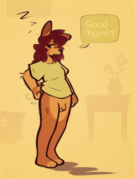 Rule 34 2024 Anthro Balls Bottomless Clothed Clothing Countershading Digital Drawing Artwork