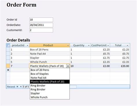 Microsoft Access Tips Creating A Form For A Many To Many Relationship