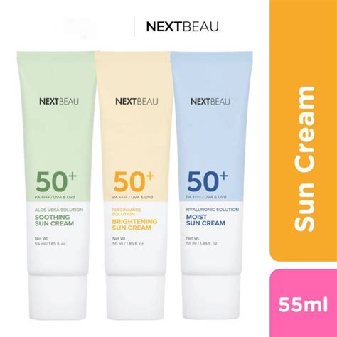 NEXTBEAU Sun Cream SPF50+ PA++++ / UVA & UVB 55ml | Lazada