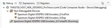CCS TMDSEMUPROTRACE No Trace Data Is Collected From TMS LC X ETM Using XDS V Pro Trace