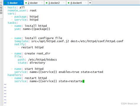 ansible playbook template tags roles模块 ansible roles tags csdn博客
