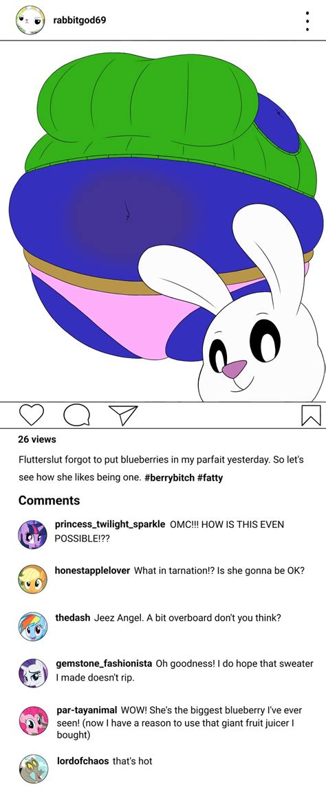 Rule 34 Big Breasts Blueberry Inflation Breasts Female Fluttershy