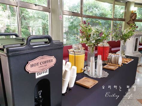 부산대학교 인덕관 커피케이터링 포트폴리오 요리하는 평생