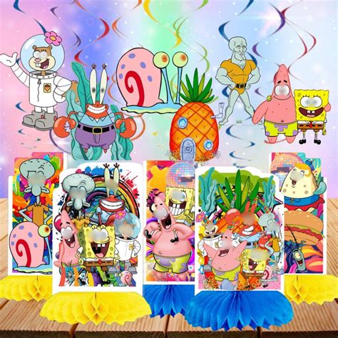 Spongebob Squarepants Balloons Etsy