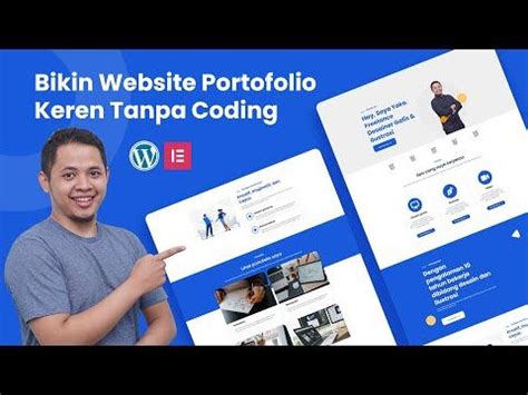 Tutorial Membuat Website Portofolio Menggunakan Wordpress Tanpa Koding Portofolio Coding