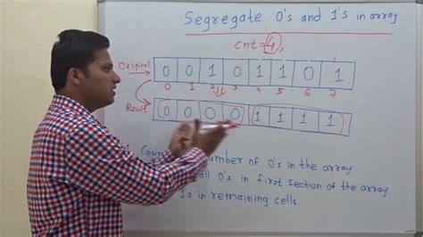 Segregate 0s And 1s In An Arraycollect 0 And 1 Together Respectively