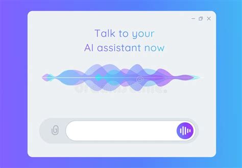 Ai Virtual Assistant Speech To Text With Waveform User Interface Speak