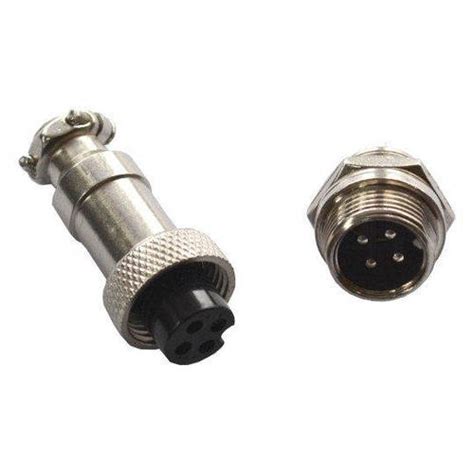Купить РАЗЪЕМ GX12-4PIN ПАПА + МАМА, ГНЕЗДО + ШТЕКЕР, цена 50 ₴ — Prom ...