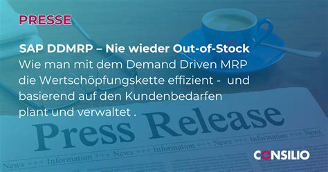 Sap Ddmrp Nie Wieder Out Of Stock