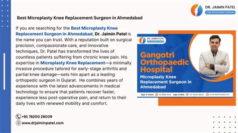 Ppt Best Microplasty Knee Replacement Surgeon In Ahmedabad Powerpoint