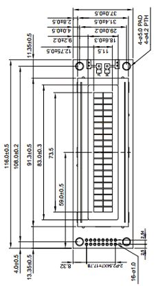 ACM C Datasheet PDF Char X Lines LCD Module