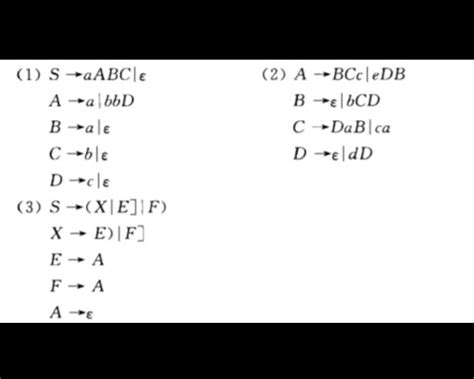 solved for each of the following grammars devise predictive