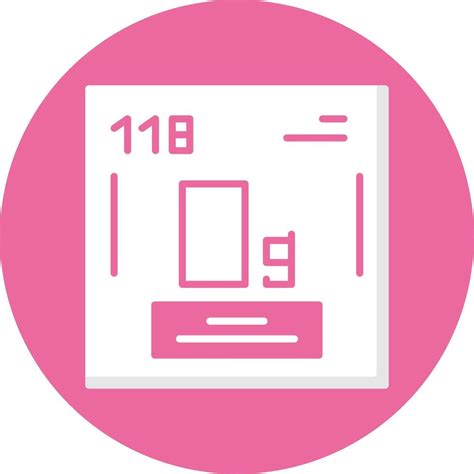 Oganesson Icon Design 50579838 Vector Art At Vecteezy