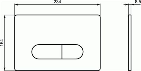R0115AA - Ideal Standard ProSys Oleas M1 Mechanical Dual Flush Plate ...